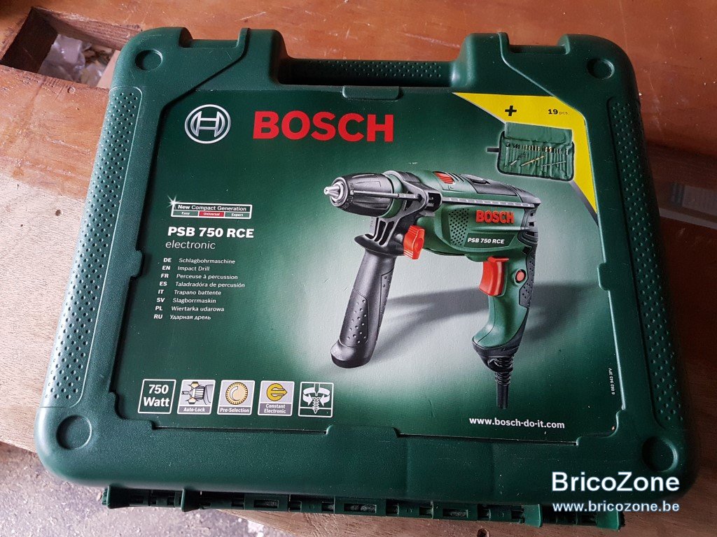 [Test] Perceuse à percussion filaire - Bosch PSB 750 RCE