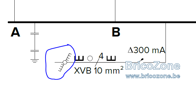 Schéma unifilaire - Symbôle VMC