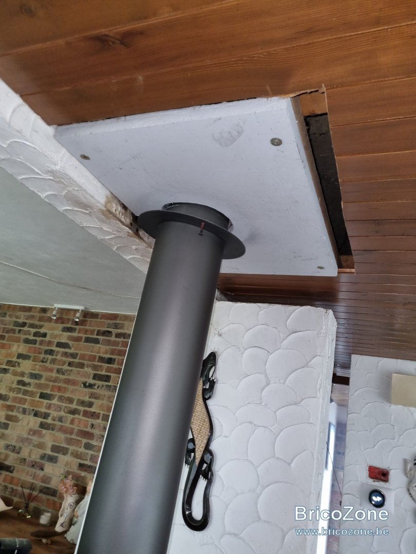 Habillage Plafond Au Dessus Dun Poêle