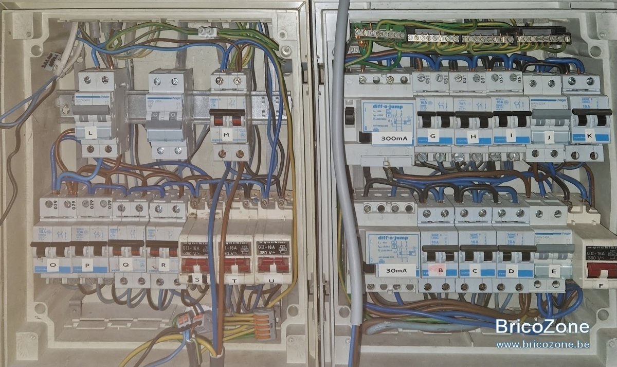Remplacement tableau électrique, extensions et mise à jour des schémas