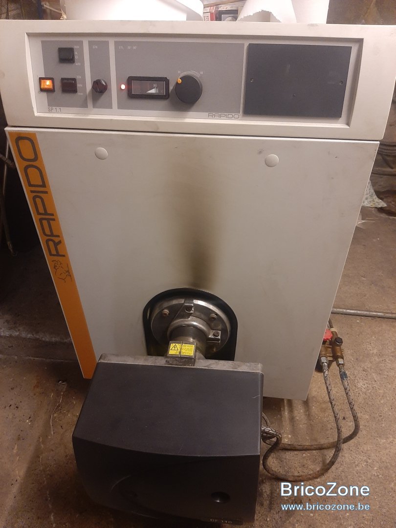 Panne chaudière mazout RAPIDO SP 1.1