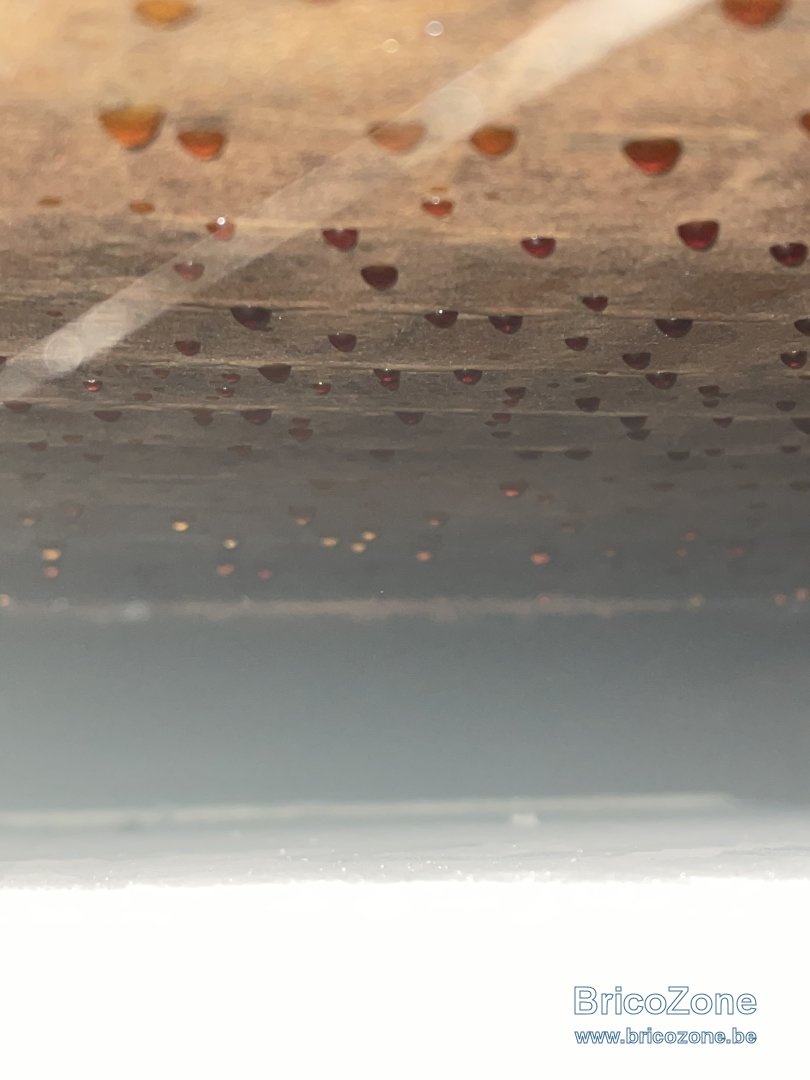 Condensation sous isolation