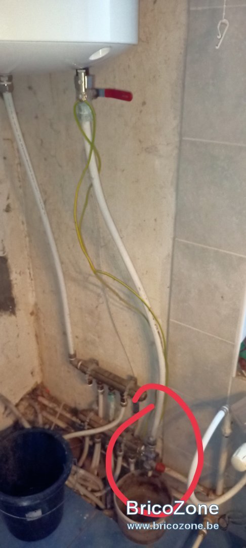 Problème pour vider le boiler...