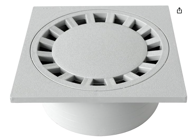 Syphon égoût pvc gris