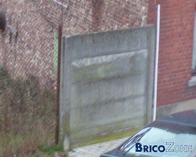 murs de séparation en béton?