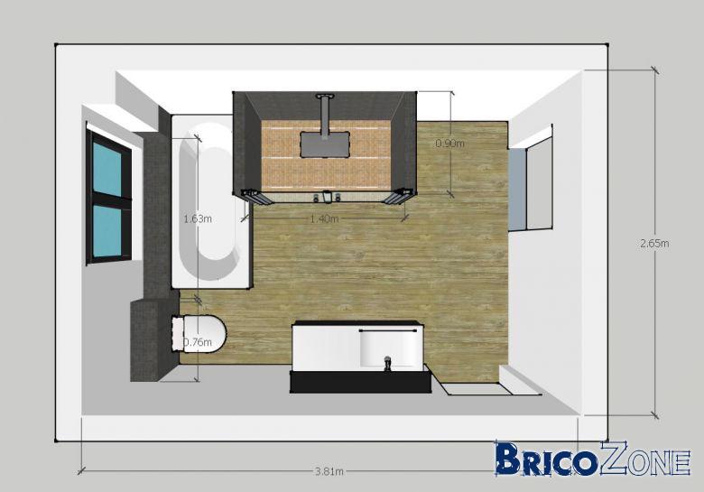 Choix methode de construction parois de douche